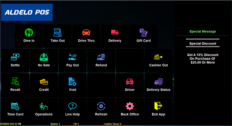 Full Service Restaurant System - Aldelo Restaurant POS Systems ...