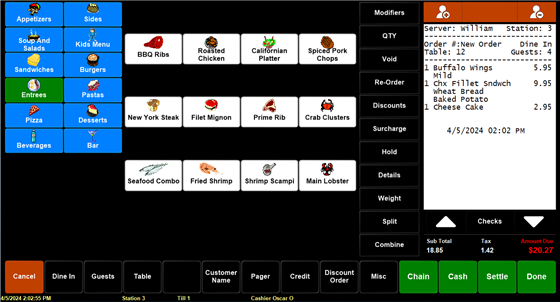 Full Service Restaurant System - Aldelo Restaurant POS Systems ...