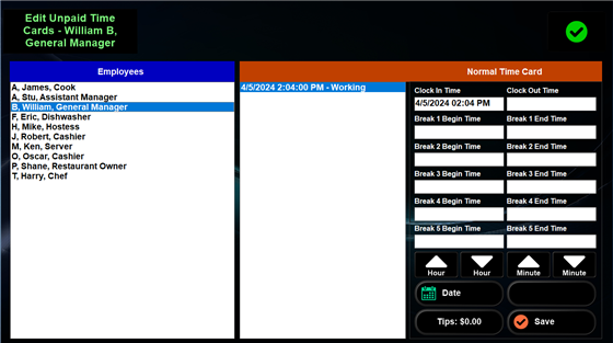 Full Service Restaurant System - Aldelo Restaurant POS Systems ...
