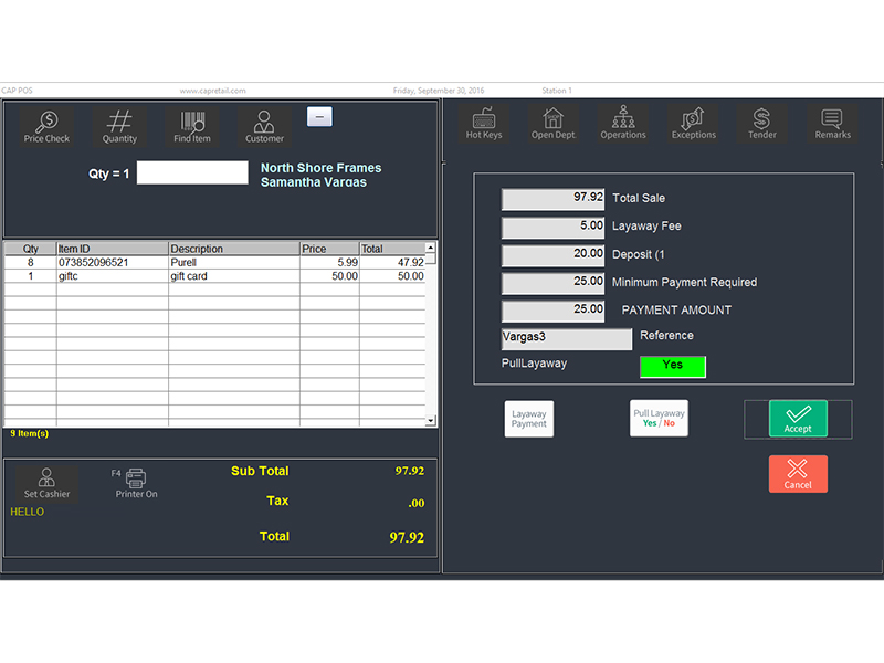 CAP Software Point of Sale POS Software | POSGuys.com