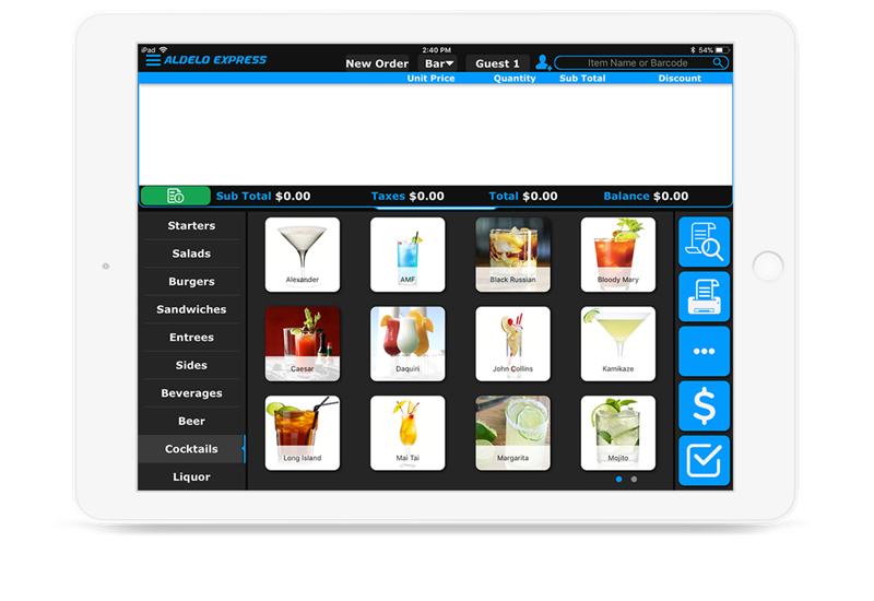 Quick Service Restaurant System - Aldelo Express Restaurant POS Systems ...