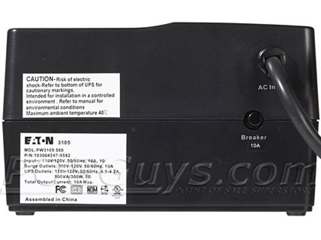 Eaton 3105 UPS Cables and Power Backup | POSGuys.com