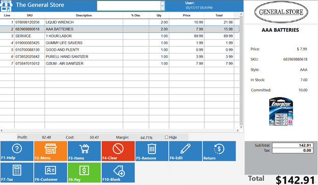 MicroBiz Windows POS POS Software | POSGuys.com