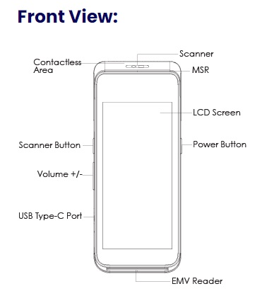 PAX Technology A920 Pro Payment Terminals | POSGuys.com
