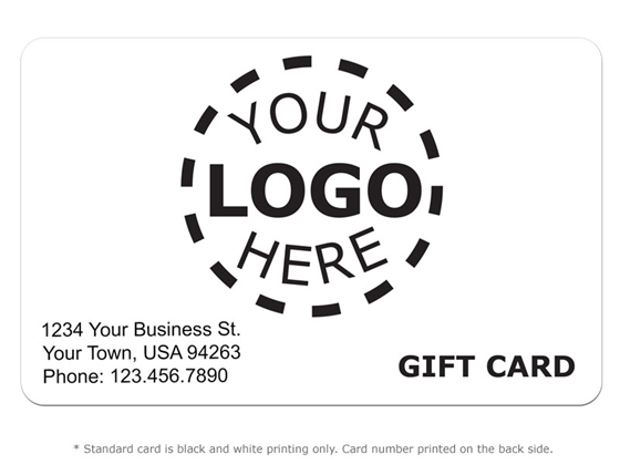 Custom Logo Gift Card Card Printing | POSGuys.com