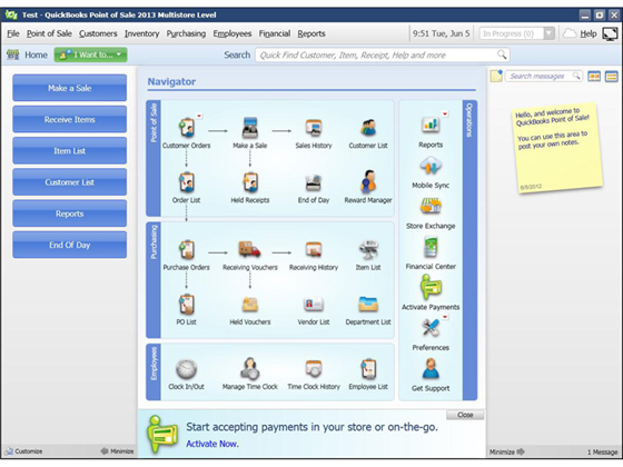 Intuit QuickBooks Point of Sale 2013 Multi-Store POS Software | POSGuys.com