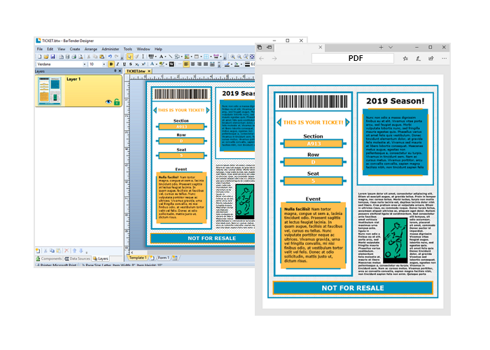 Seagull BarTender 2019 Barcode Label Software | POSGuys.com