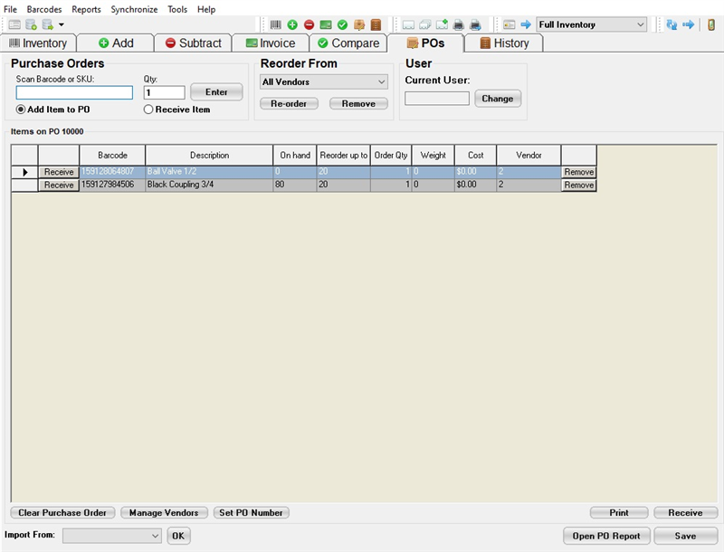 Proxis Stock Manager Inventory Software | POSGuys.com