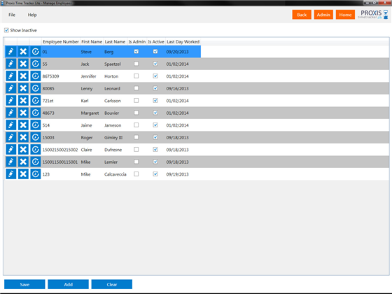 Proxis Time Tracker Lite Inventory Software | POSGuys.com